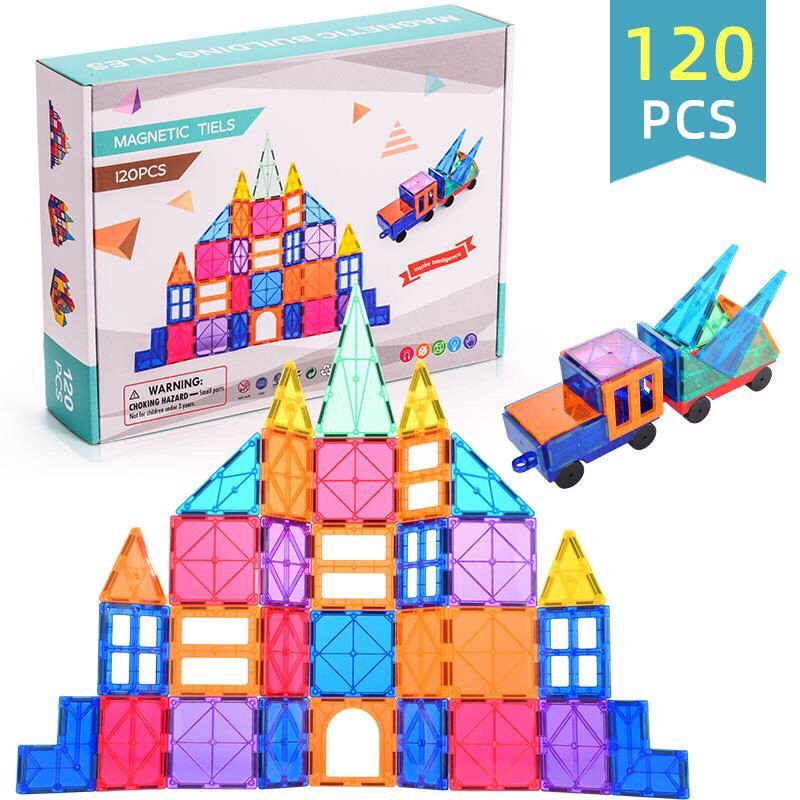 Jual (READY) Magnetic Tiles 120 Magnetic Block Mainan Edukasi Anak 120 ... Jual (READY) Magnetic Tiles 120 Magnetic Block Mainan Edukasi Anak 120 ...