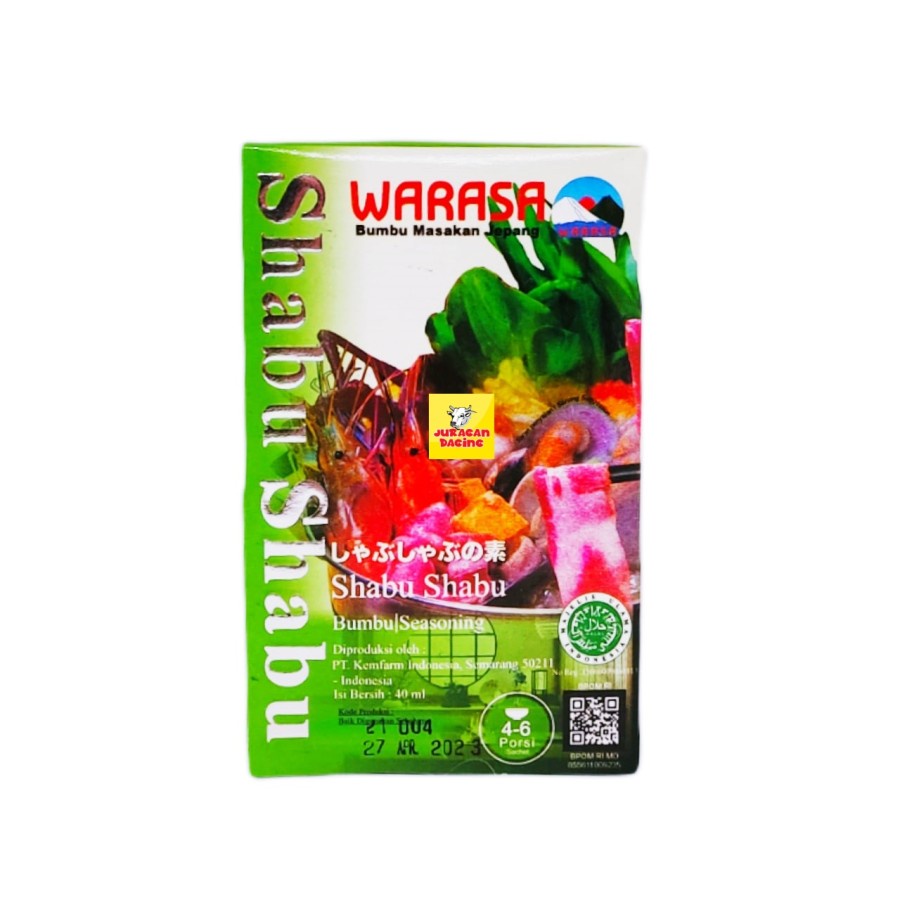 Jual Warasa Bumbu Daging Shabu Shabu No MSG 40ml | Shopee Indonesia