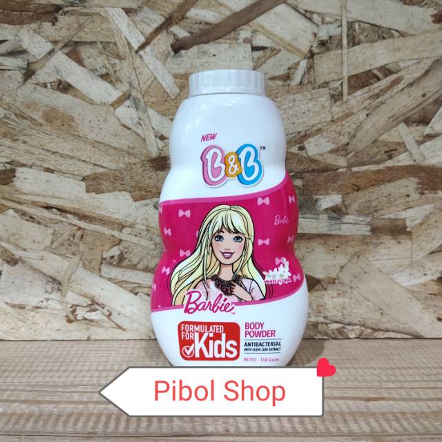 Jual B&B KIDS BARBIE BODY POWDER 150g | Shopee Indonesia