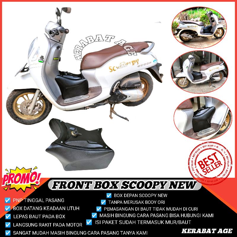 Jual BOX SCOOPY NEW 2021 DEPAN BELAKANG MODIFIKASI CUSTOM | Shopee ...