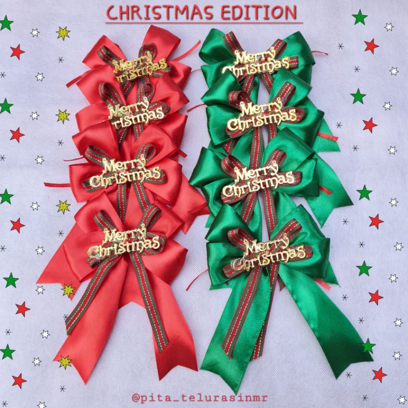 Jual PITA NATAL TOPPER MERRY CHRISTMAS | HIASAN NATAL PITA INSTANT ...