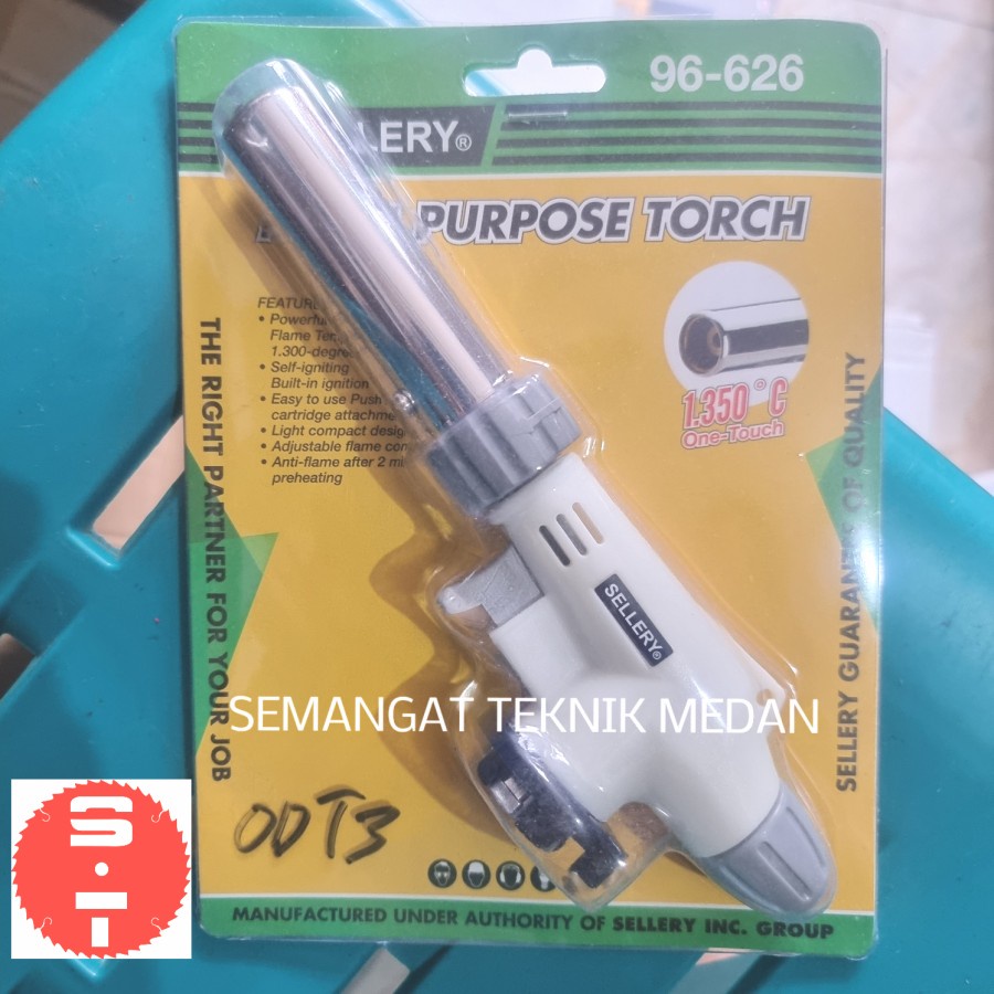 Jual PORTABLE GAS BLOW LAMP TORCH FLAME GUN ALAT KOMPOR 96-626 SELLERY ...