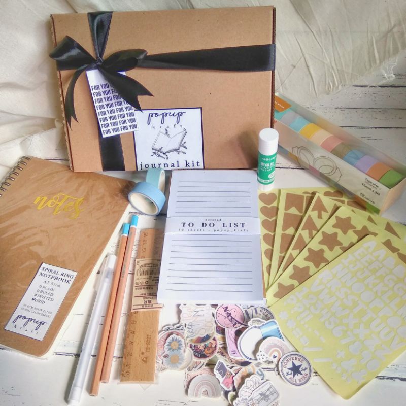 Jual JURNAL SET JOURNAL KIT HAMPERS PLANNER BOOK | Shopee Indonesia