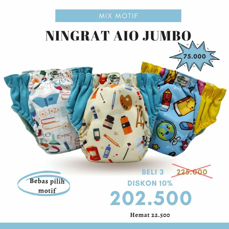 Jual Clodi Ningrat Aio Jumbo ( 15-25kg ) | Shopee Indonesia