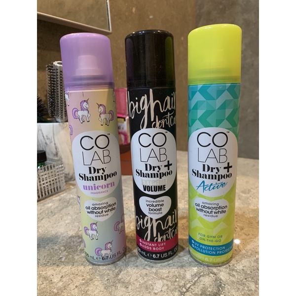 Jual COLAB Dry Shampoo 200ml | Shopee Indonesia