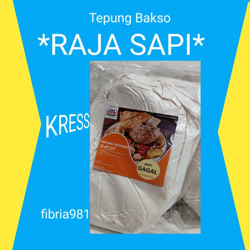Jual "READY STOCK"TEPUNG BAKSO RAJA SAPI 250gr | Shopee Indonesia