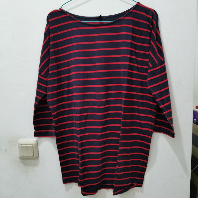 Jual Baju garis uniqlo (Preloved) | Shopee Indonesia