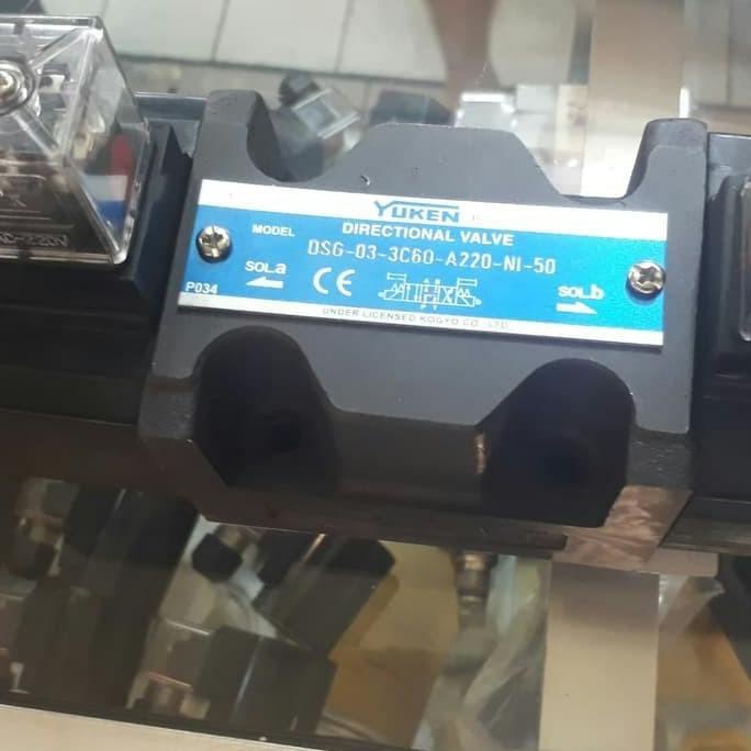 Jual solenoid valve yuken hydraulic DSG-03-3C60-A220-50 teknikin78 Juara | Shopee Indonesia