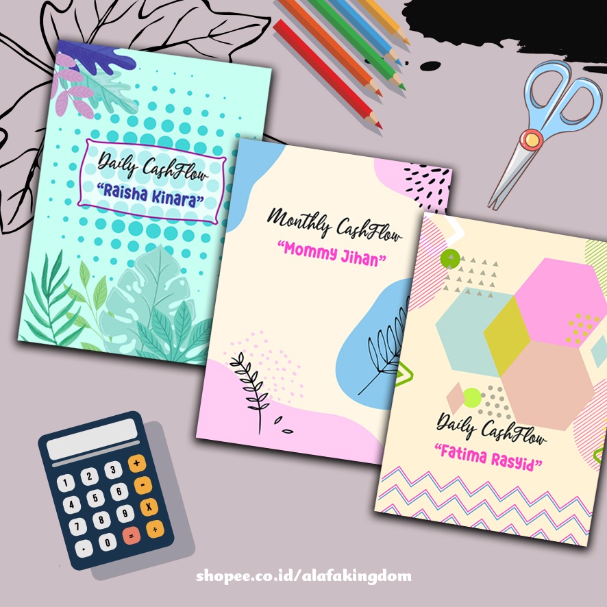 Jual Financial Planner / Buku Catatan Keuangan Keluarga Harian ...