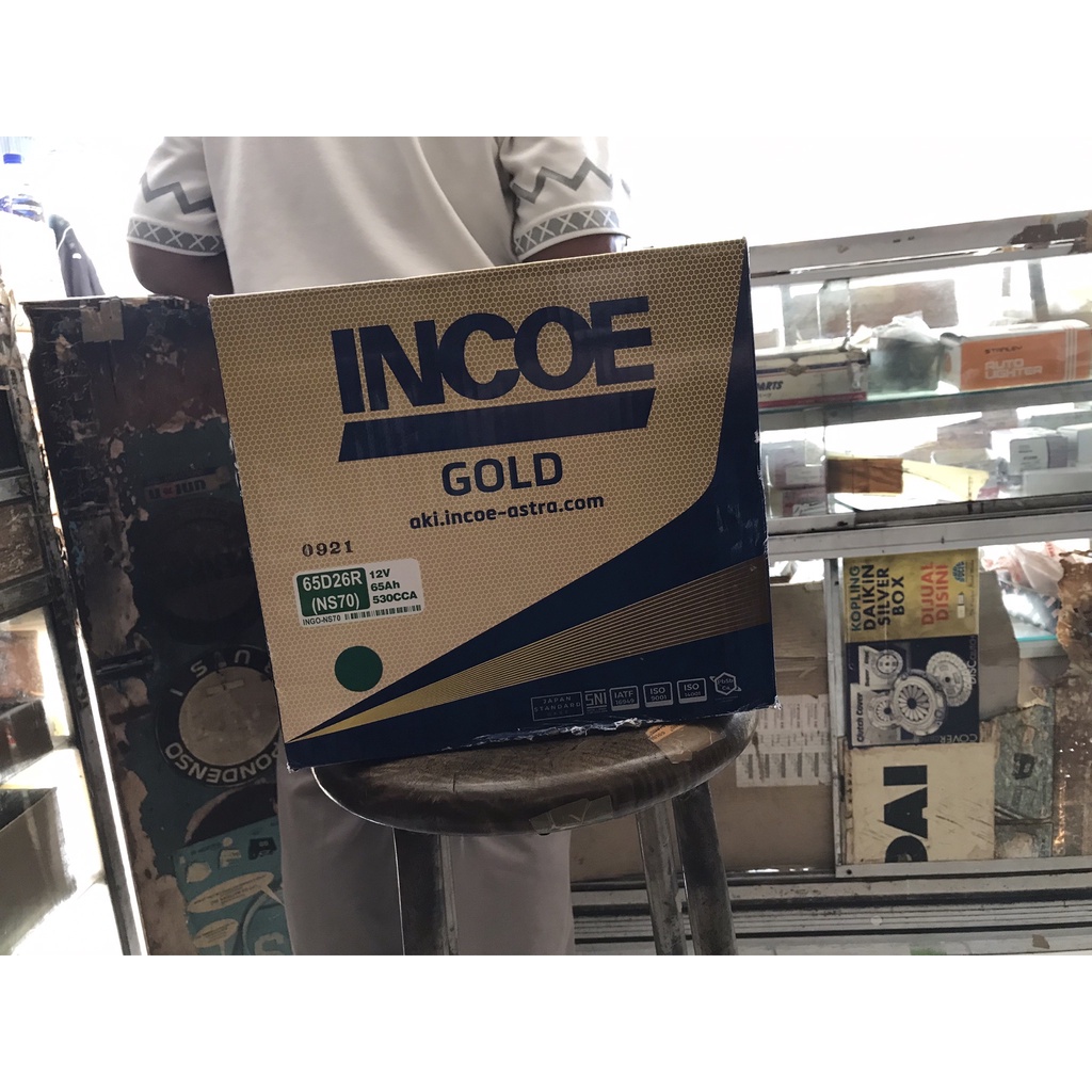 Jual Accu / Aki Incoe Gold NS70 12V 65Ah | Shopee Indonesia