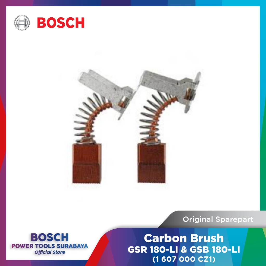 Jual Original Carbon Brush for Bosch GSB 180-LI & GSR 180-LI | GSB 180 ...