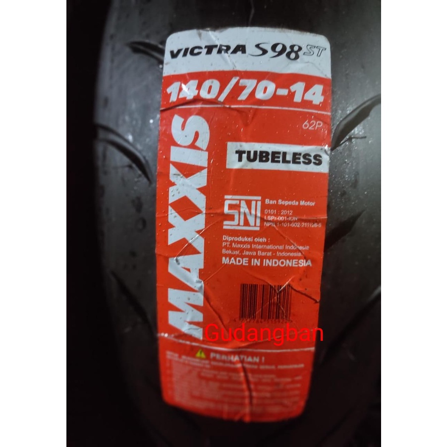 Jual ( RING 14 ) Maxxis Victra 140 / 70 - 14 PRODUKSI 2025 Ban Luar ...