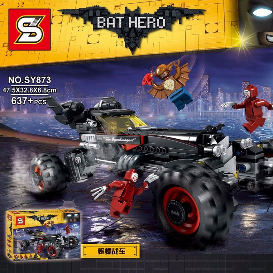 Jual Lego Mobil Batman Movie 873 SY873 Bathero The Batman Speed Wagon ...
