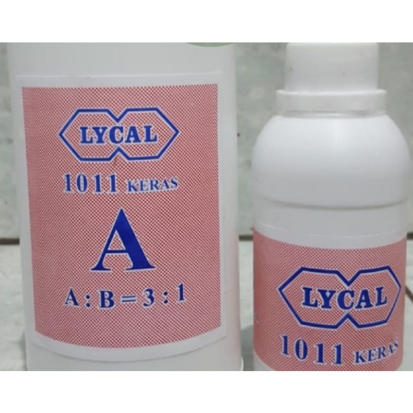 Jual Resin Lycal Bening 1011 keras dan 6079 lentur Murah dan ...