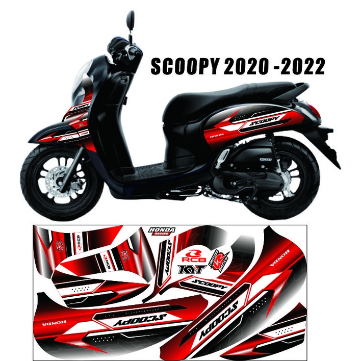 Jual LIS KS DECAL LOKS STIKER RACING STRIPING MOTOR HONDA MATIC NEW ...