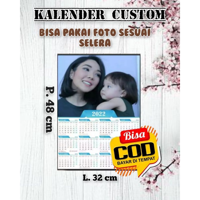 Jual KALENDER CUSTOM 2022 | BISA PAKAI FOTO SENDIRI | Shopee Indonesia