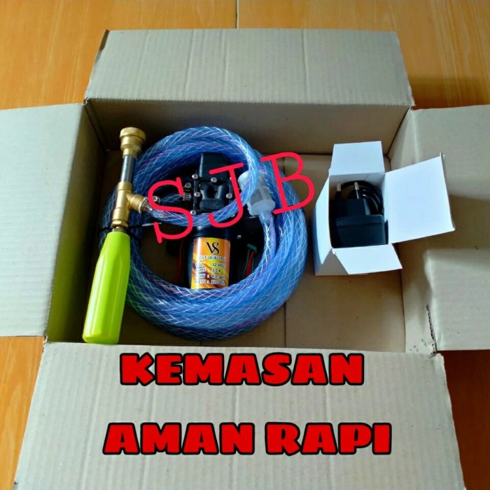 Jual Alat steam cuci motor mini Pompa dc alat cuci motor mobil ac ...