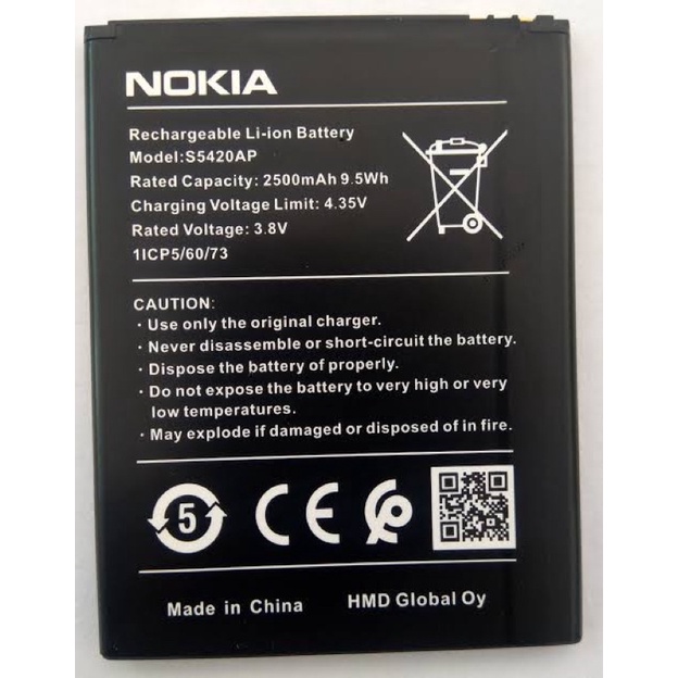 Jual Battery Nokia C1 2020 tipe S5420AP | Shopee Indonesia