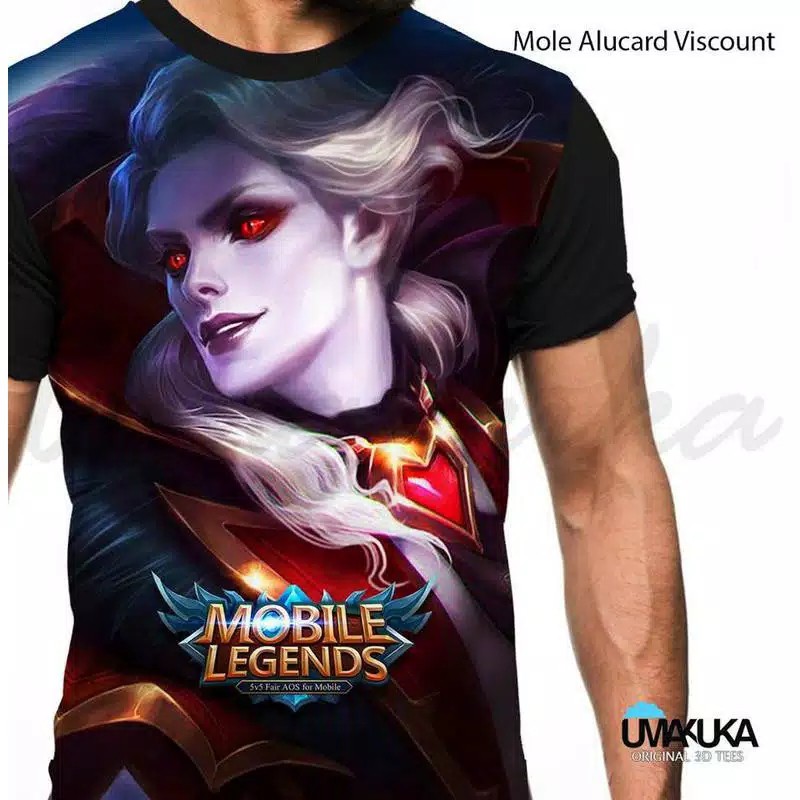 Jual KAOS TSHIRT 3D COWO PRIA UMAKUKA MOBILE LEGEND MOLE ALUCARD ... Jual KAOS TSHIRT 3D COWO PRIA UMAKUKA MOBILE LEGEND MOLE ALUCARD ...