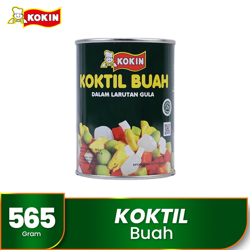 Jual Buah Kaleng Fruit Cocktail Makanan Instan Siap Saji Halal 565 gram ...