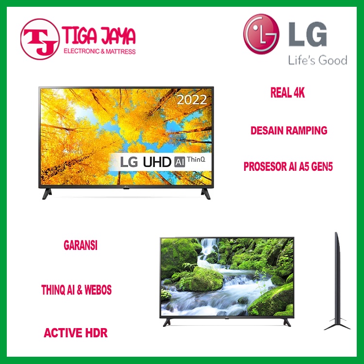 Jual LG 65UQ7500 LED TV 65 inch UHD smart tv 65UQ7500PSF 4K 65UQ75 UQ7500 | Shopee Indonesia