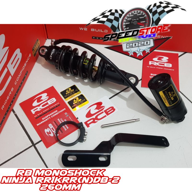 Jual shockbreaker monoshock RCB ninja rr krr (N) db 2 line 260 mm | Shopee Indonesia