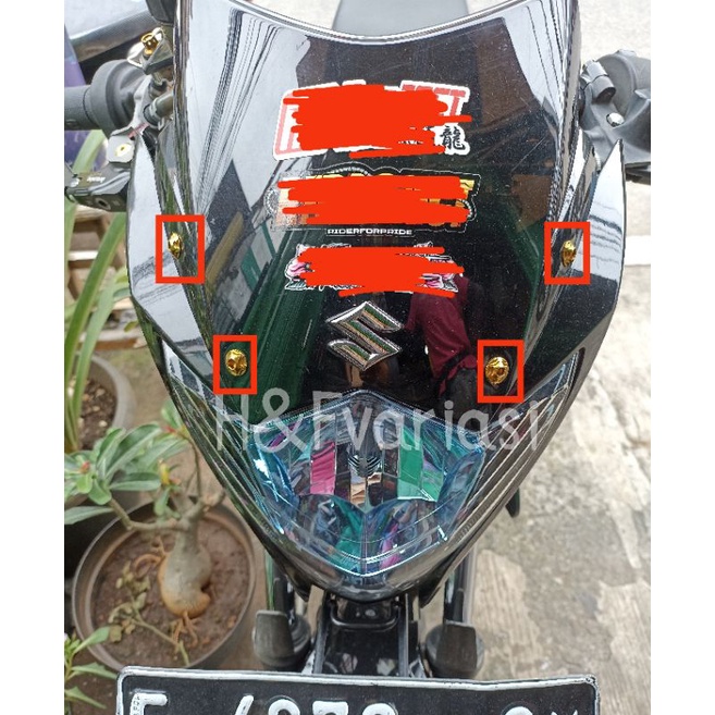 Jual Baut Visor Satria Fu Rider Probolt original stainless thailand ...