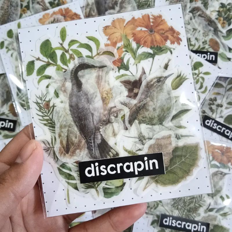 Jual (DSP) STICKER WASHITAPE NATURE/STICKER DECO JOURNALING/STICKER ...