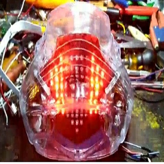 Jual lampu stop running 8 mode mio soul karbu Senja led running 8 mode ...