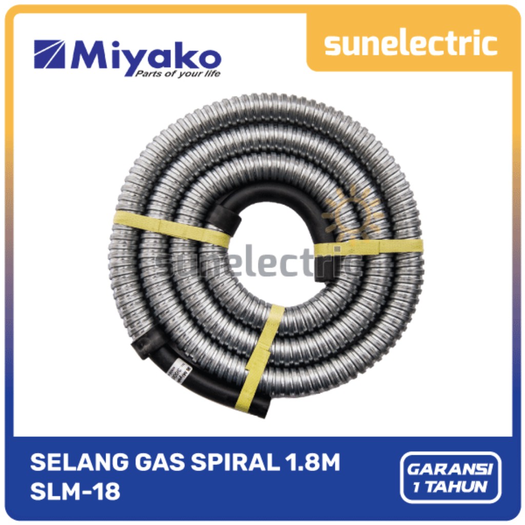 Jual Miyako SLM 18 Selang Gas SLM-18 / SLM18 - Silver | Shopee Indonesia