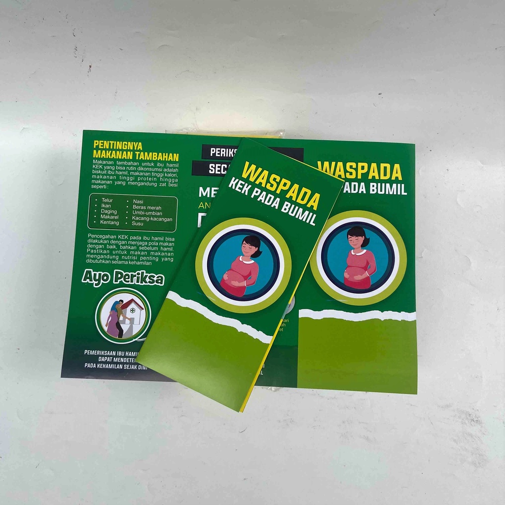 Jual Leaflet Kesehatan, Leaflet Ibu Hamil, Leaflet Waspada KEK pada ...