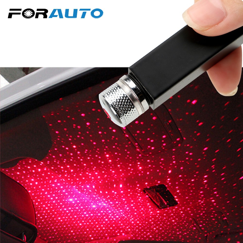 Jual Lampu LED Proyektor Dekorasi Interior Mobil USB Motif Bintang Star ...