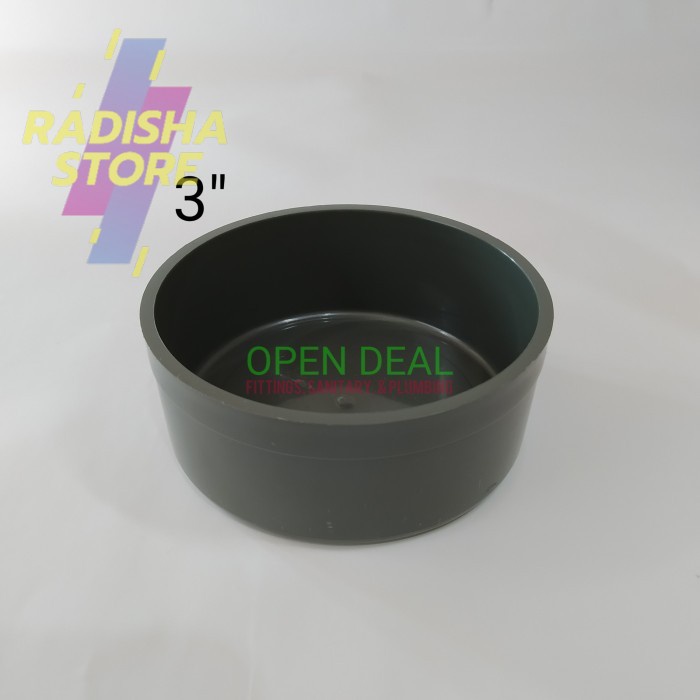 Jual Dop D 3" ASVIRA/Dop Polos/Cap D 3 Inch PVC ASVIRA/Tutup Pipa polos ...