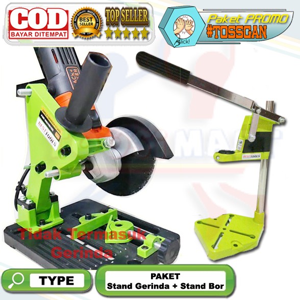 Jual Stand gerinda sliding dudukan gurinda dorong + paket stand bor ...