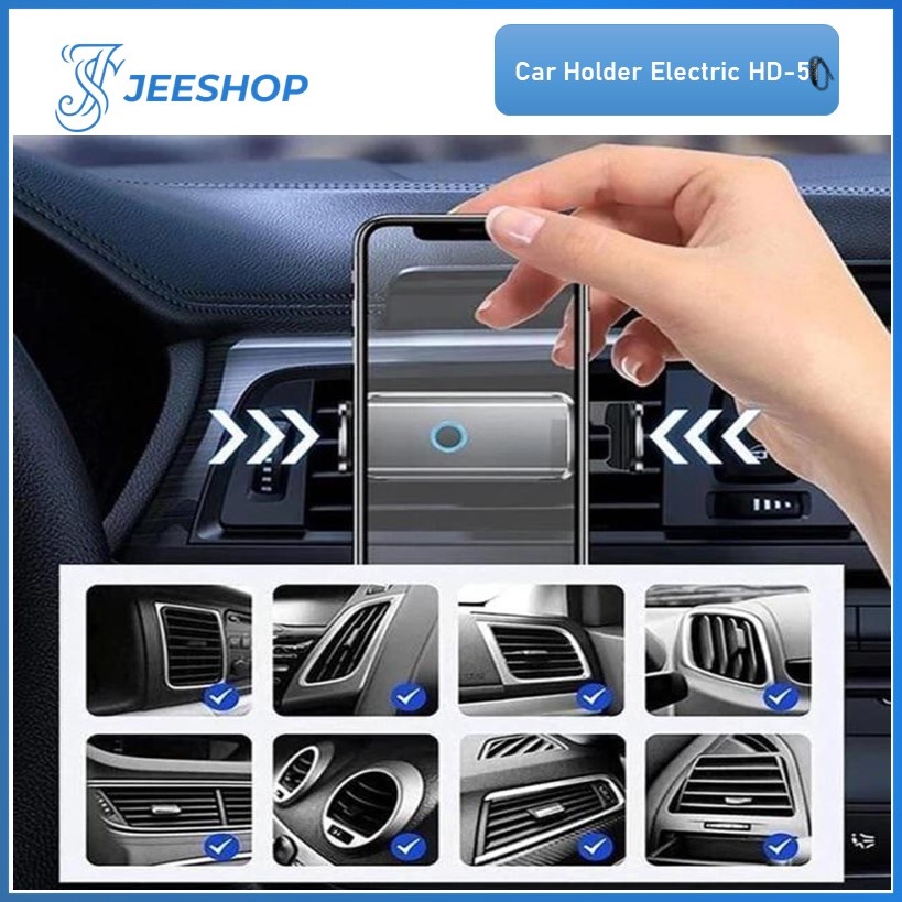 Jual Phone Holder Stand Hp Mobil Electric HD-50 2in1 Dashboard ...