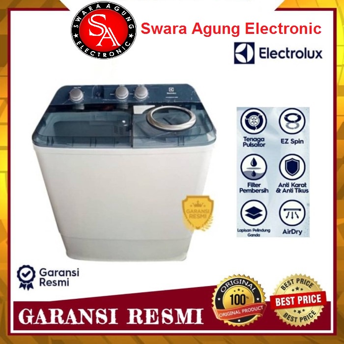 Jual Mesin Cuci 2 Tabung 8 Kg Electrolux Type: EWS80386 (Khusus Daerah ...
