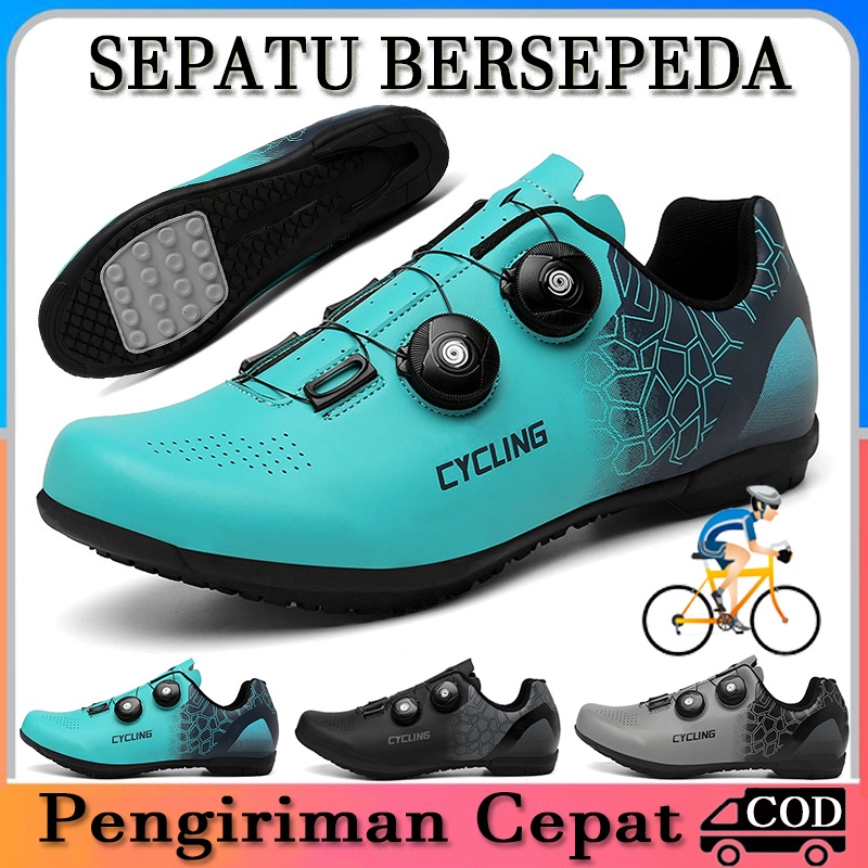 Jual 【Tersedia】Sepatu Sepeda Roadbike Non Cleat Murah Cleat Pedal ...