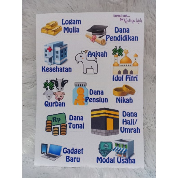 Jual Sticker Stiker Budgeting Keuangan | Shopee Indonesia
