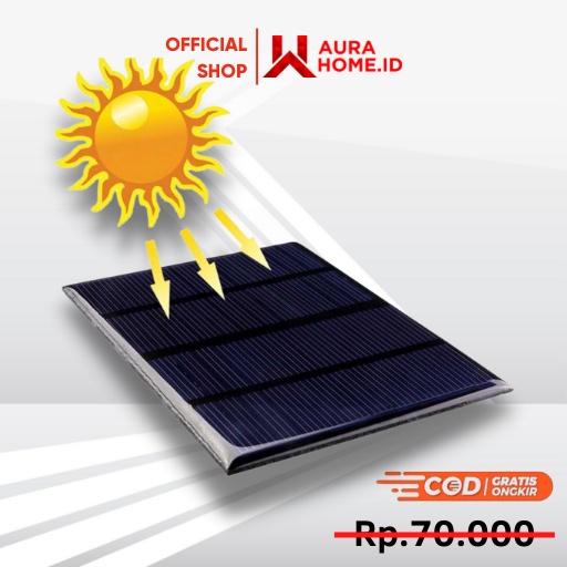 Jual Mini Star Solar Panel 12V 1.5W / Solar Panel Tenaga Surya Matahari ...
