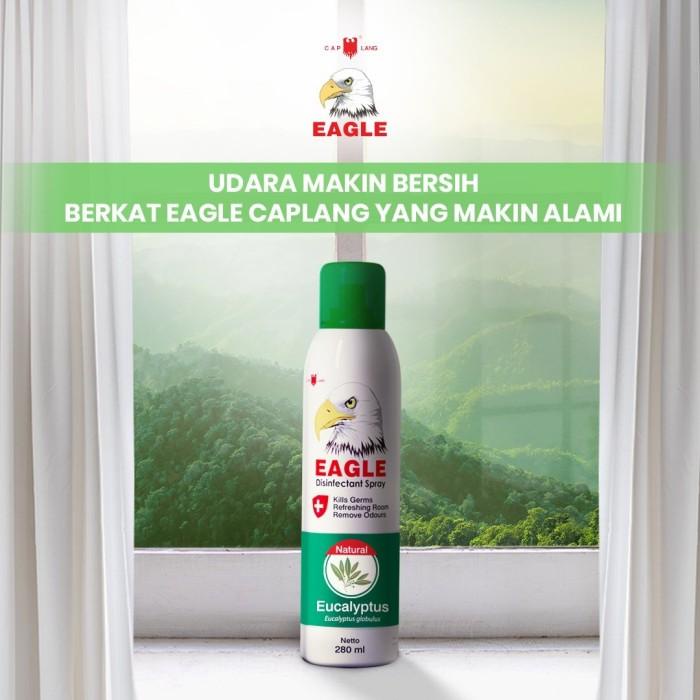 Jual Eagle Disinfectant Spray Eucalyptus Kayu Putih Tea Tree Oil 280 ml ...