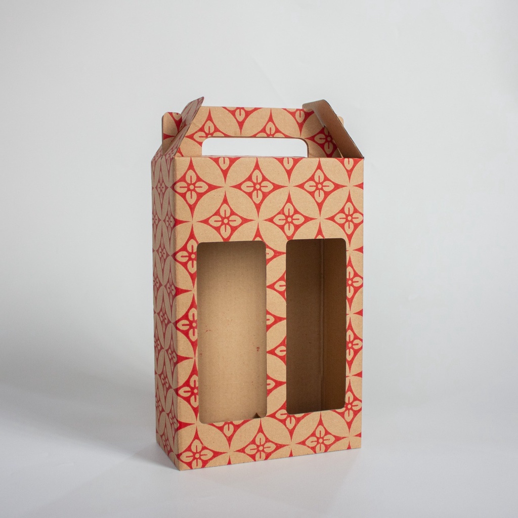 Jual Dus Botol 500 ml Kardus Jinjing Botol 500ml Isi 2 Box Packaging ...