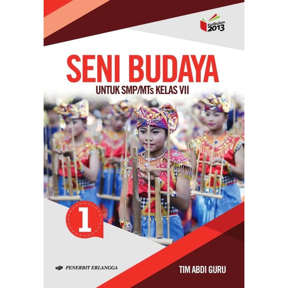 Jual 0037000041 - BUKU ERLANGGA (ORIGINAL) SENI BUDAYA SMP/MTS KELAS 1 K13N | Shopee Indonesia