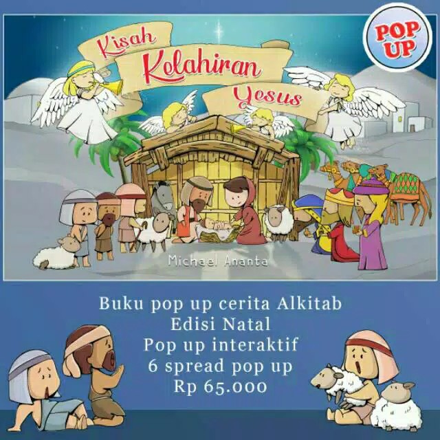 Jual Kitab Suci Anak Pop Up // Kelahiran Yesus | Shopee Indonesia