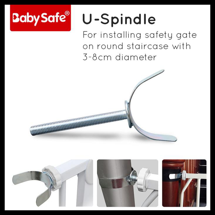Jual BABY SAFE U-PIECE SPINDLE UNTUK INSTALASI SAFETY GATE DI TIANG ...