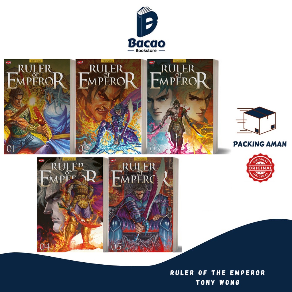 Jual Komik Ruler Of Emperor FULL SERIES 1-5 By Tony Wong (m&c) || 100% ...