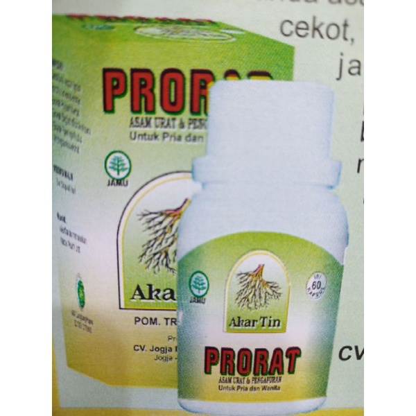 Jual Prorat obat asam urat dan pengapuran original 100% | Shopee Indonesia