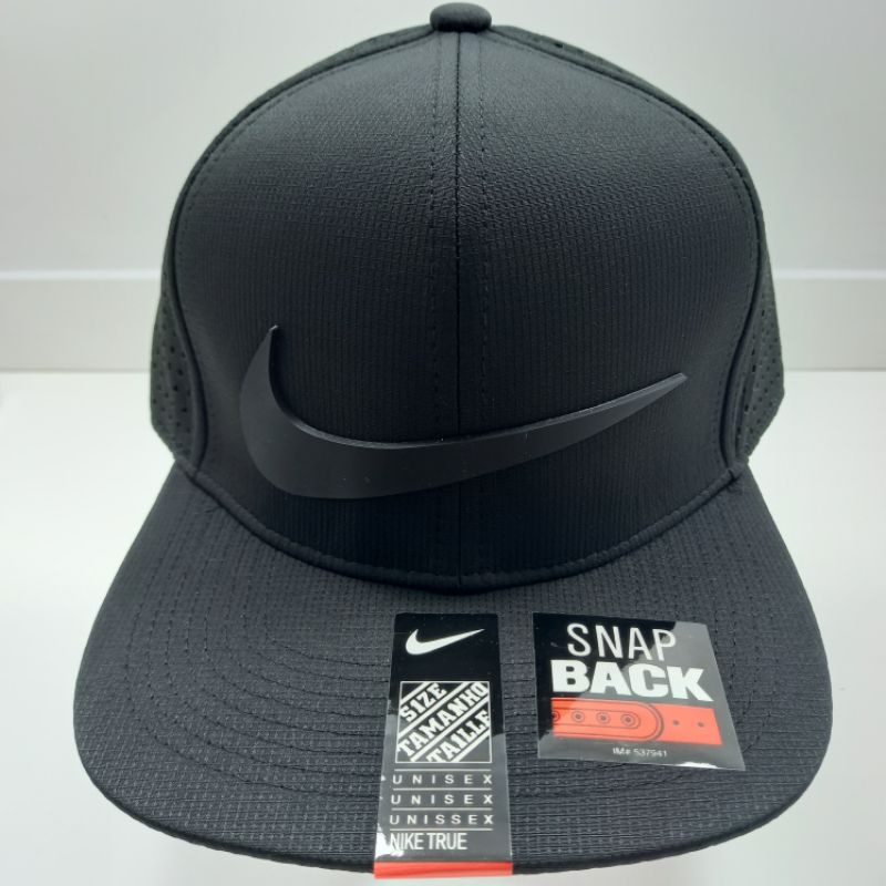 Jual Snapback Nike Logo Karet Rubber Half Trucker Nike True Premium ...