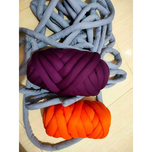 Jual chunky yarn 24meter/benang chunky/benang jumbo/jumbo yarn/bulky ...