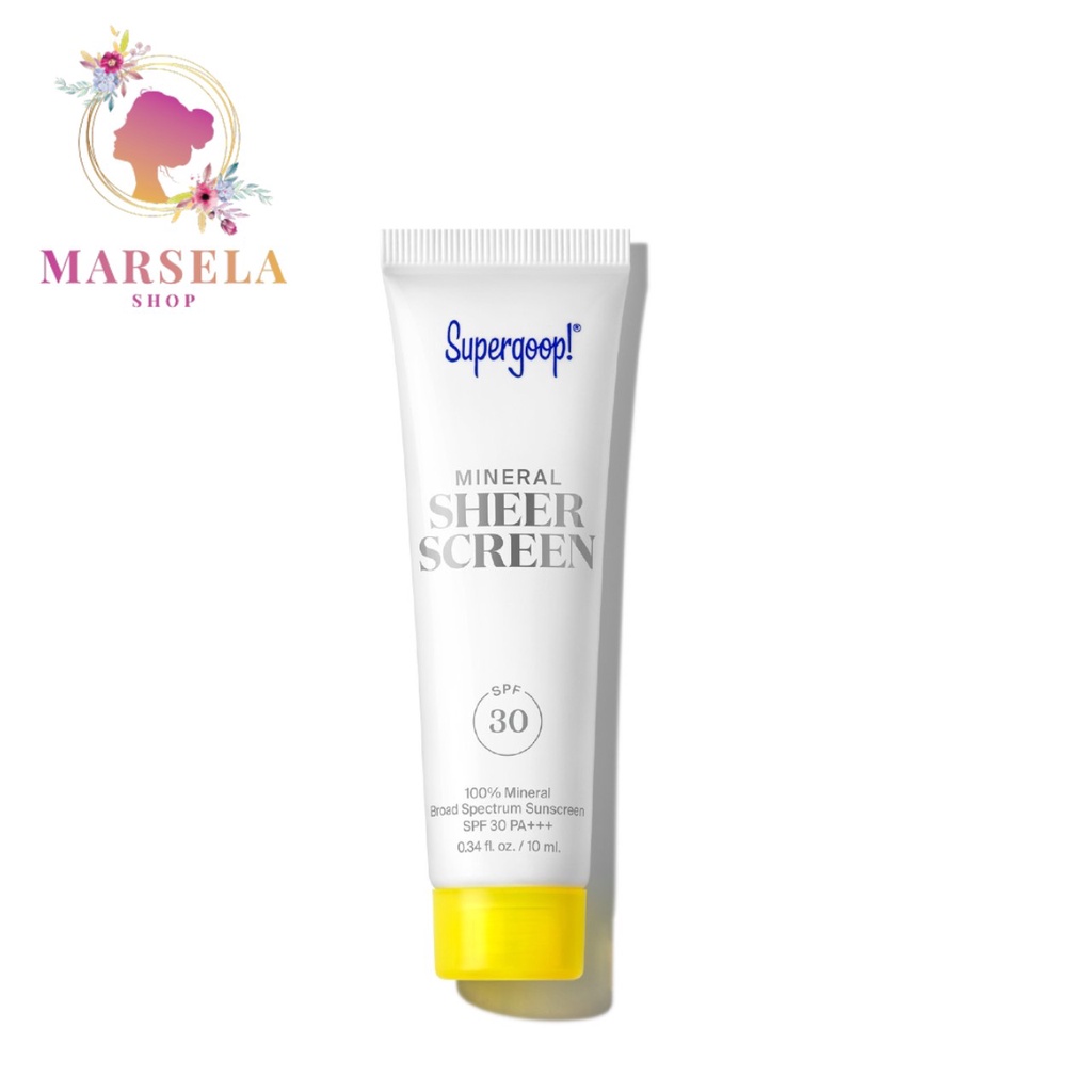 Jual Supergoop Mineral Sheer Screen SPF 30 PA+++ | Shopee Indonesia
