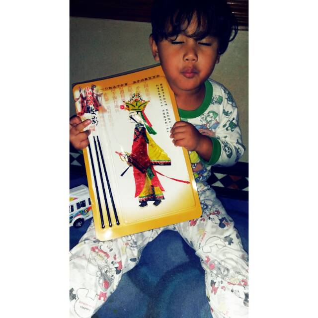 Jual Wayang import/ shadows puppet from china TOM SAM CONG | Shopee ...